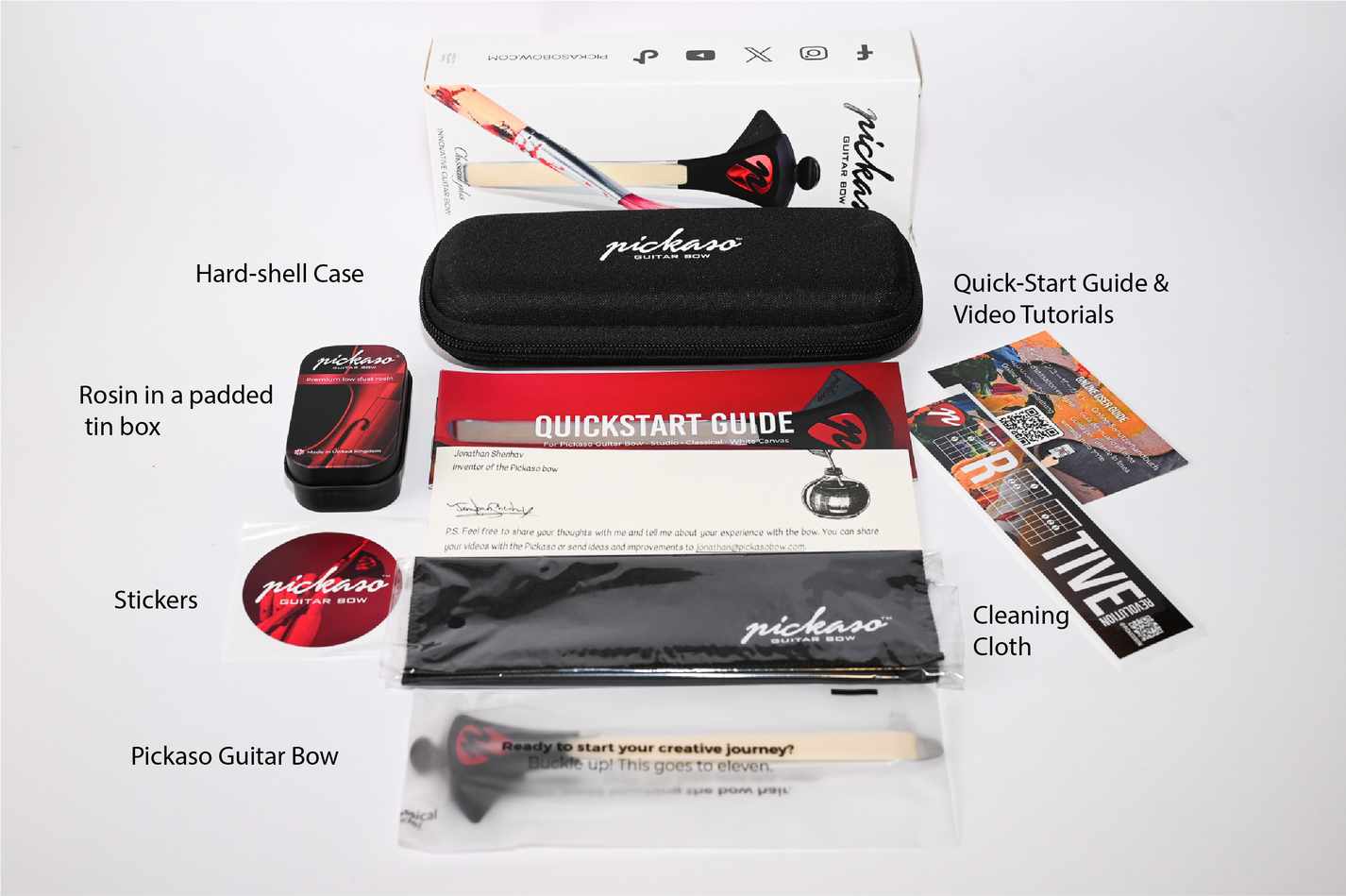 Pickaso Guitar Bow ® Classical Plus (Deluxe Edition)